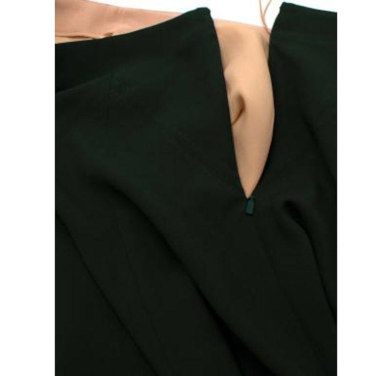 Chloe Forest Green Pleated Skirt For Sale at 1stDibs