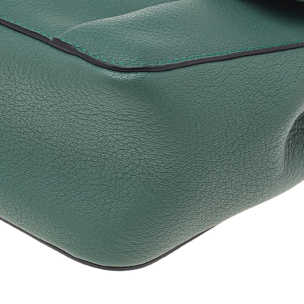 Chloe Green Leather Small Elsie Shoulder Bag at 1stDibs