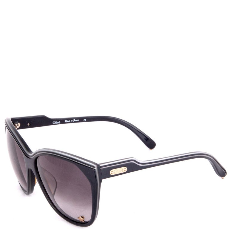 CHLOE grey and silver TILIA Sunglasses gradient grey Lenses CL 2181 A For Sale at 1stDibs ...