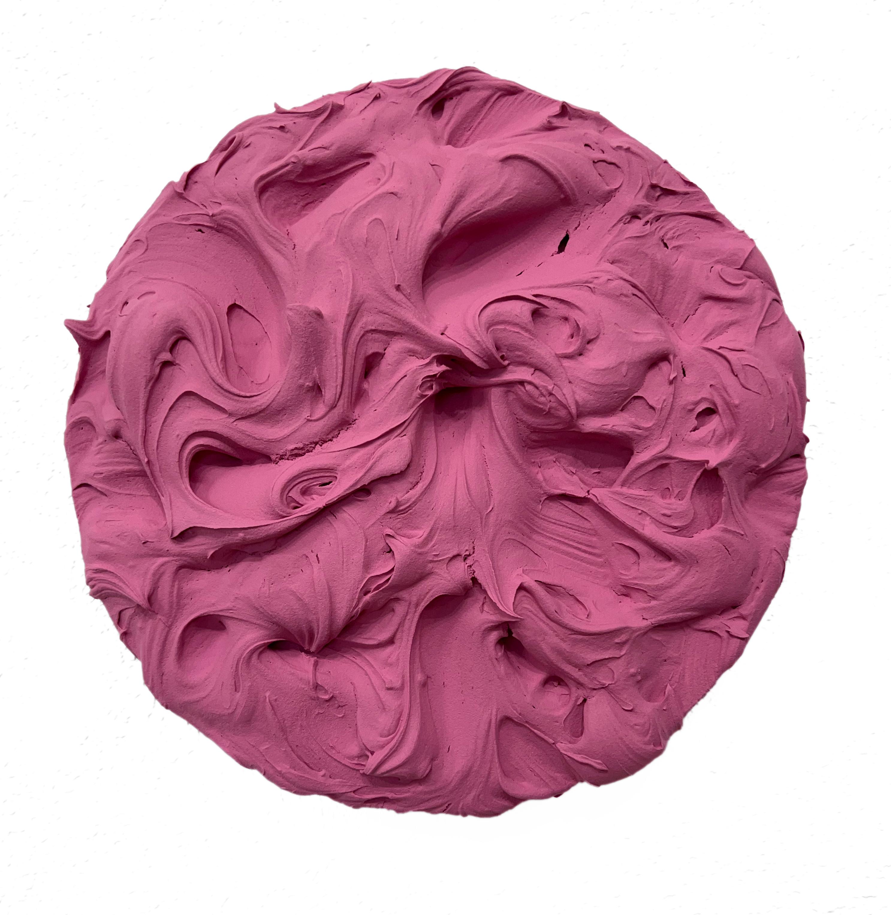 Chloe Hedden - "Candy Floss Pink" Excess Wall Sculpture monochrome pink ...