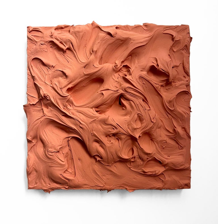Chloe Hedden - "Clay Excess" Wall Sculpture monochrome, brown, luxury ...
