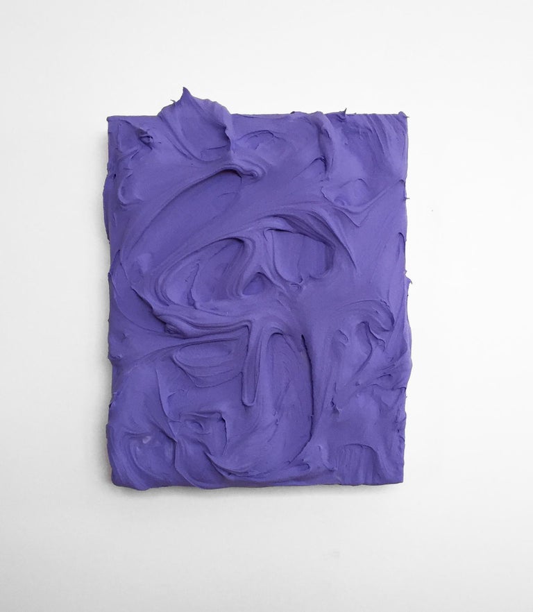 Chloe Hedden - "Periwinkle Excess" Wall Sculpture monochrome ...