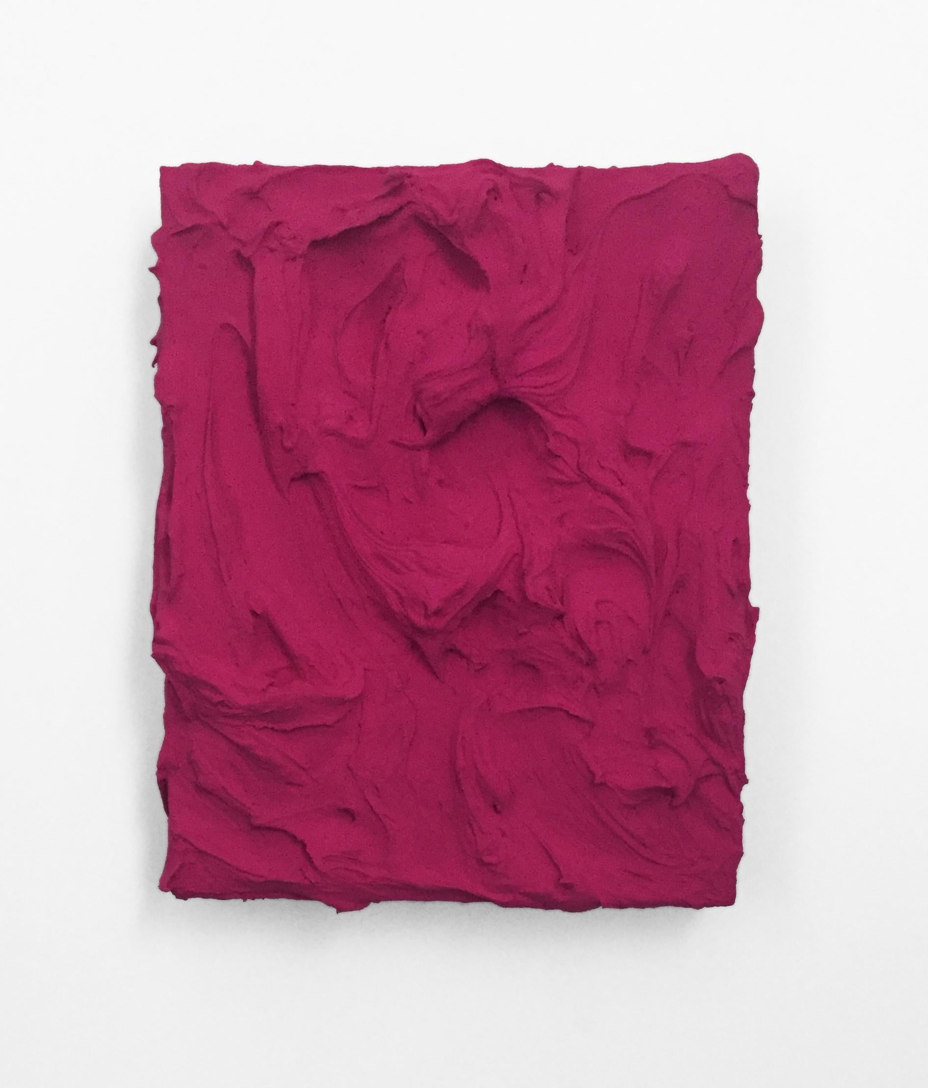 Chloe Hedden - Fog Blue Excess (indigo impasto thick painting ...