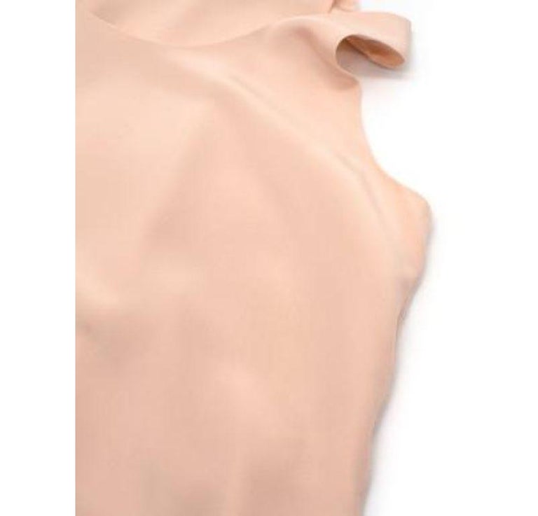 Chloe Light Powder Pink Silk Top For Sale at 1stDibs