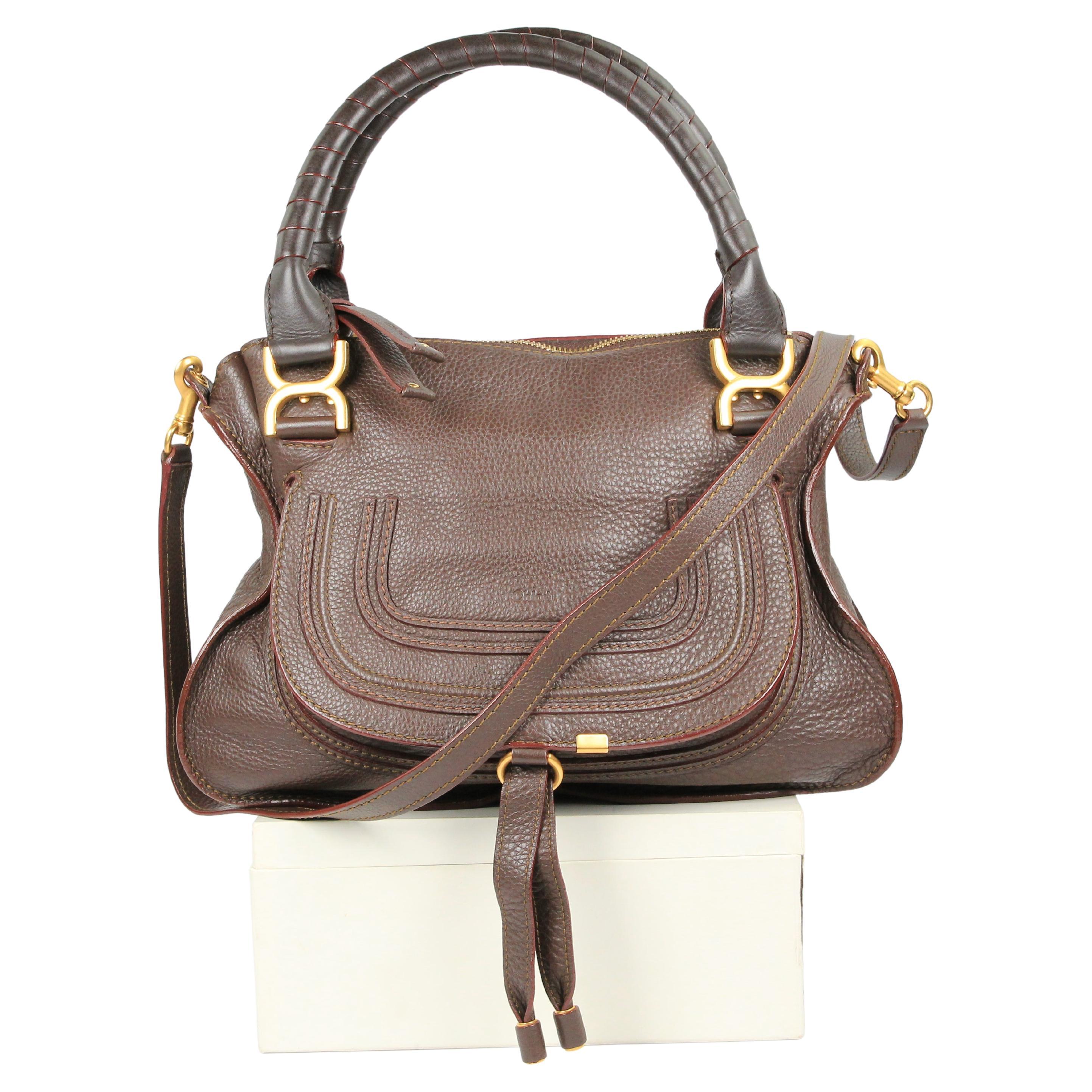 Chloé Marcie leather handbag For Sale at 1stDibs