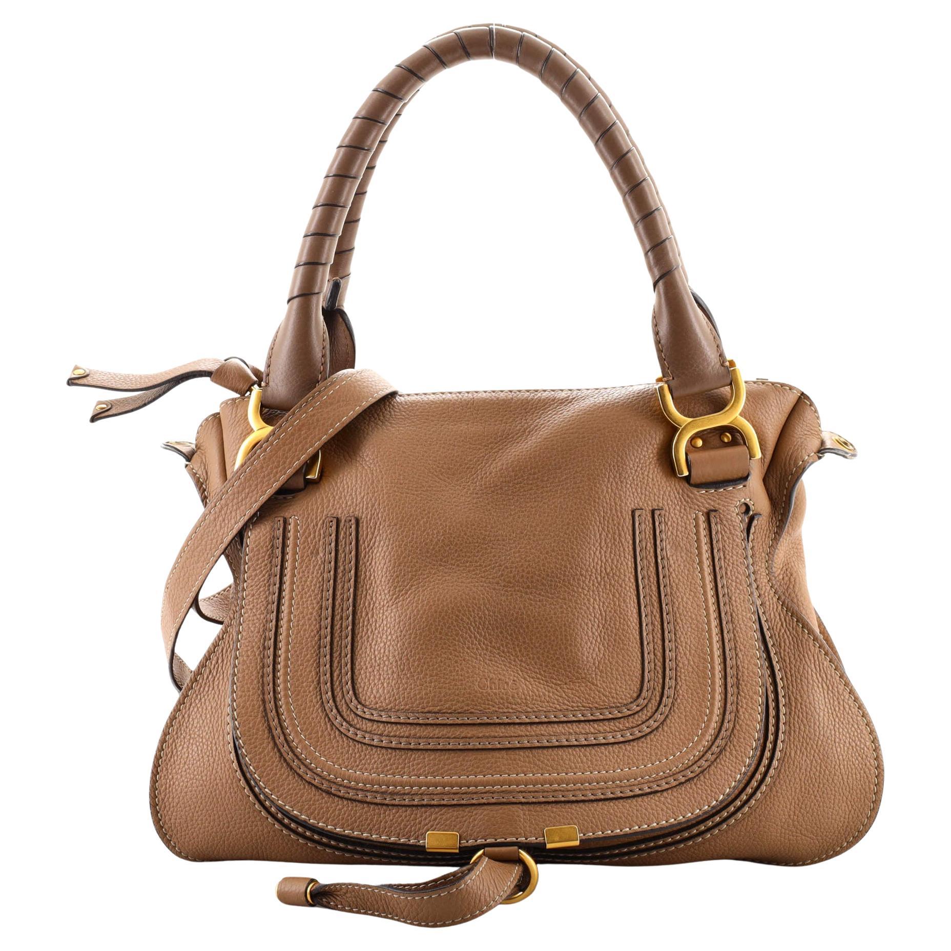 Chloe Marcie Satchel Leather Medium at 1stDibs