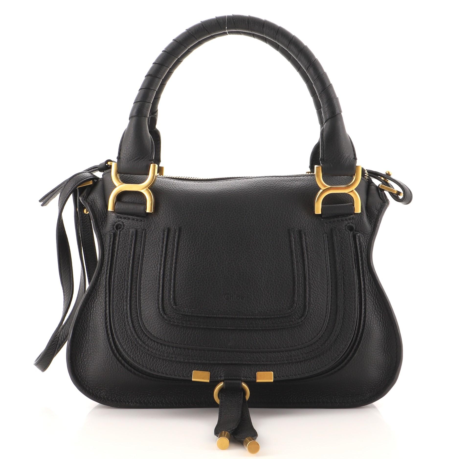 Chloe Marcie Satchel Leather Small at 1stDibs