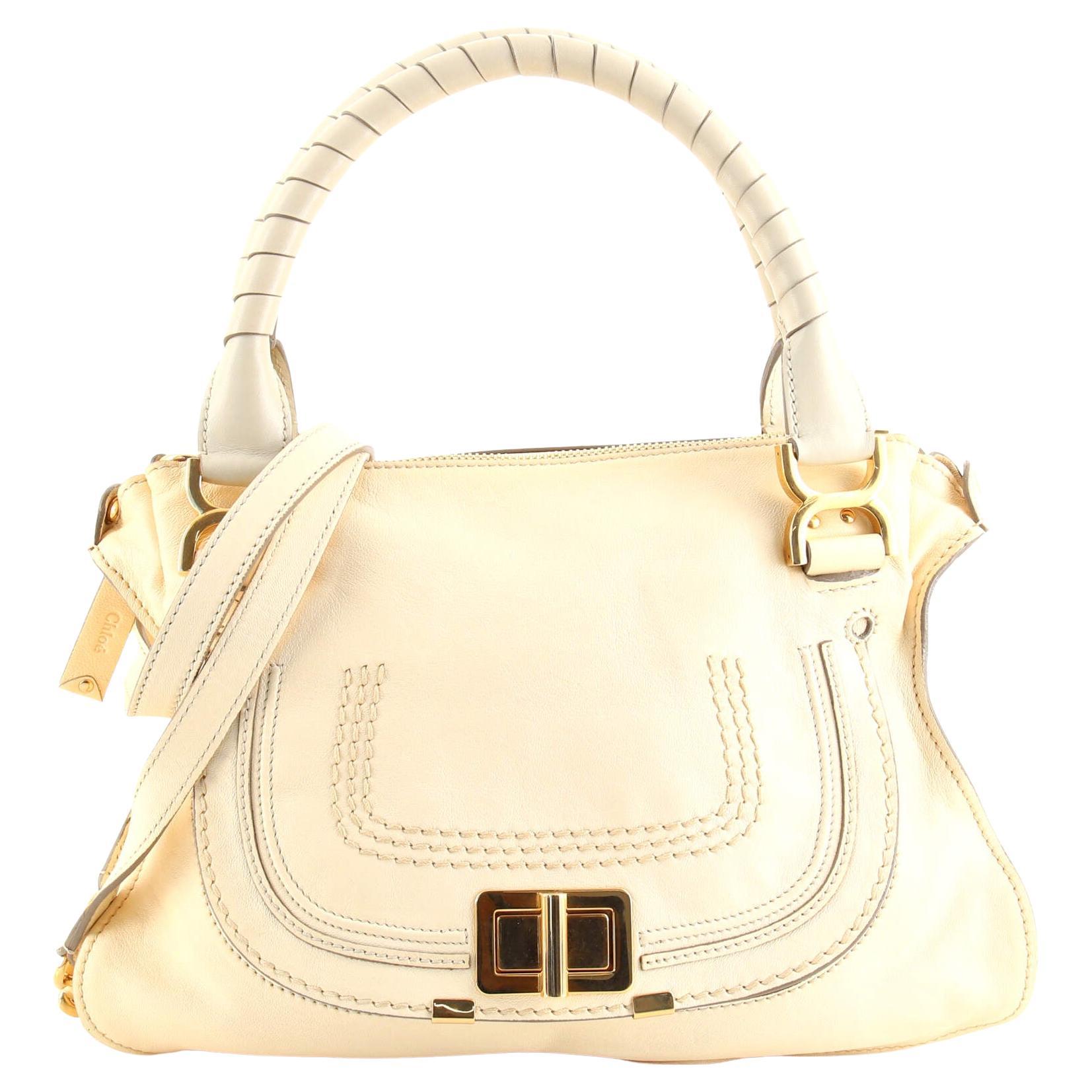 Chloe Marcie Turnlock Satchel Leather Medium at 1stDibs | daria locker ...