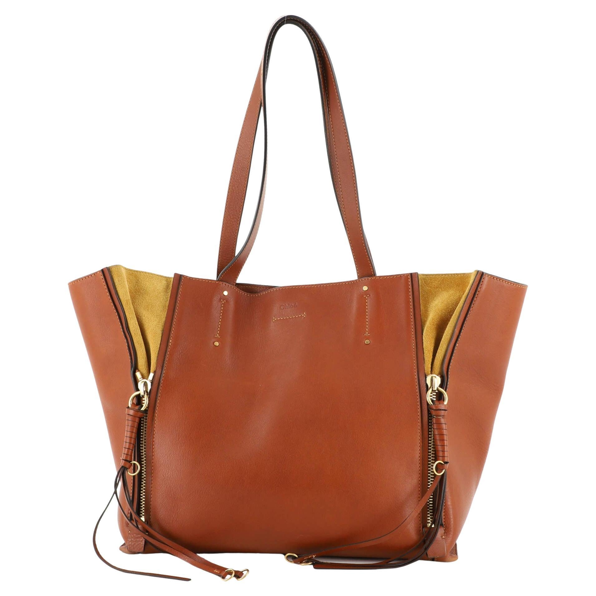 Chloe Milo Shopping Tote Leather Small at 1stDibs | chloe milo tote ...