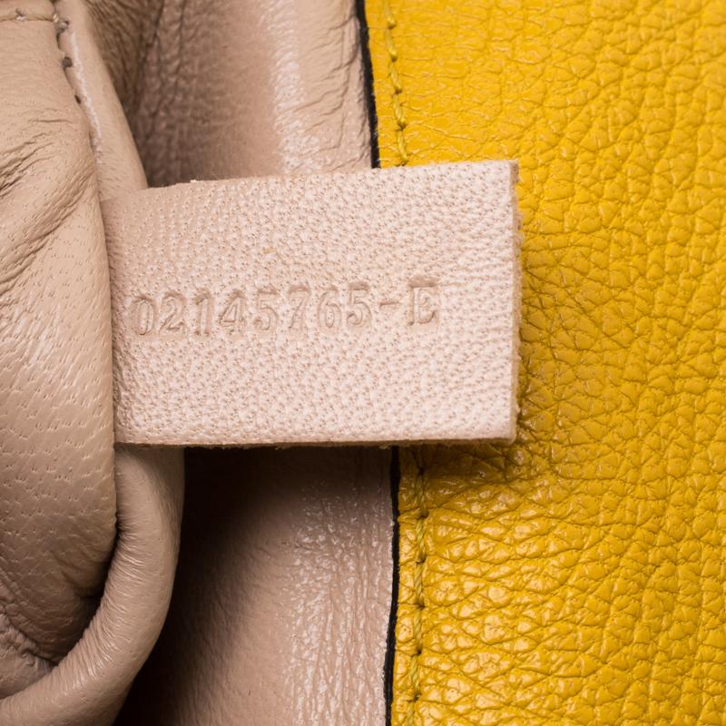 Chloe Mustard Leather Small Elsie Shoulder Bag For Sale at 1stDibs