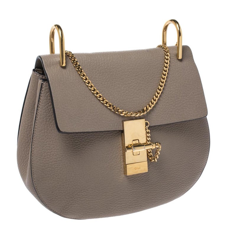 Chloe Nude Leather Medium Drew Shoulder Bag at 1stDibs | chloe nude bag ...