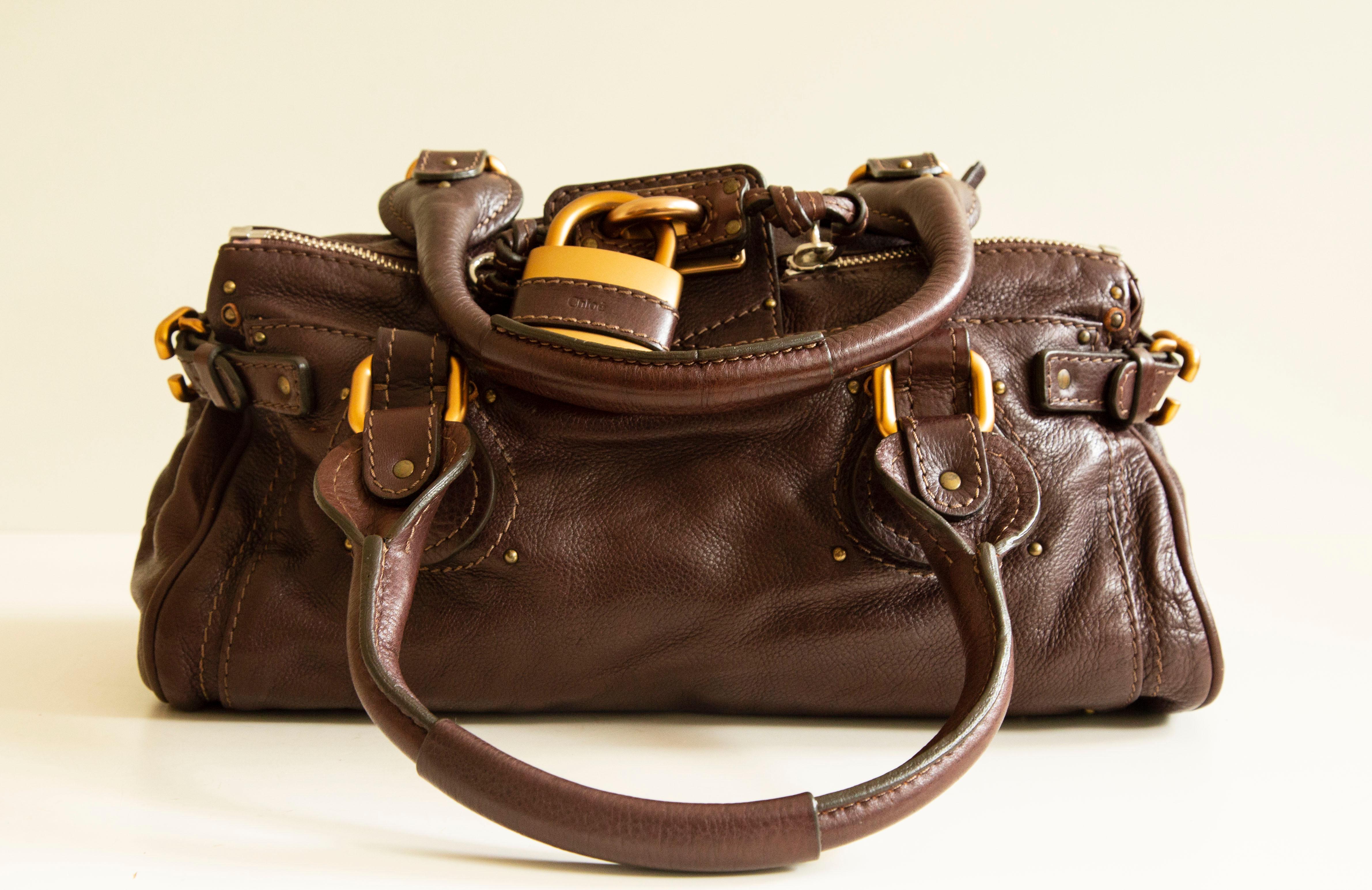 Chloe Paddington Handbag in Brown Leather by Phoebe Philo 2005 For Sale ...