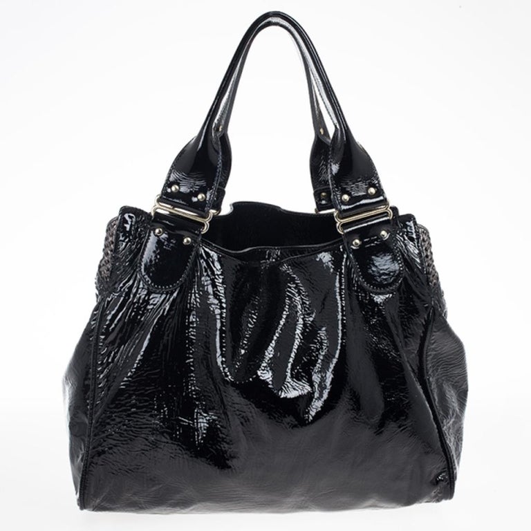 Chloe Patent Leather Ada Tote For Sale at 1stDibs