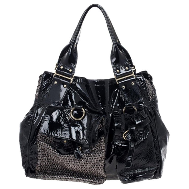 Chloe Patent Leather Ada Tote For Sale at 1stDibs