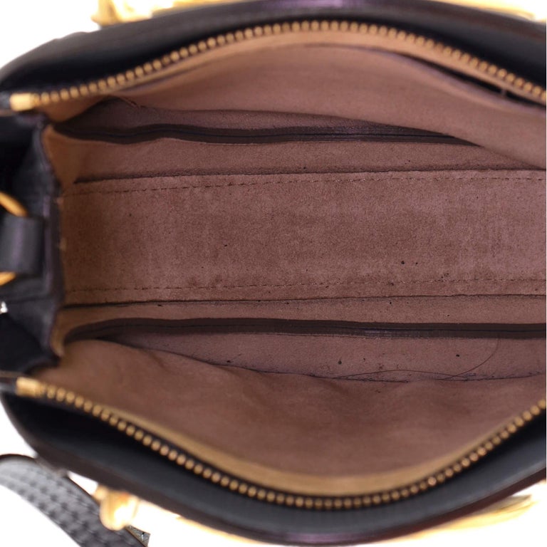 Chloe Pixie Crossbody Bag Leather and Suede Small For Sale at 1stDibs