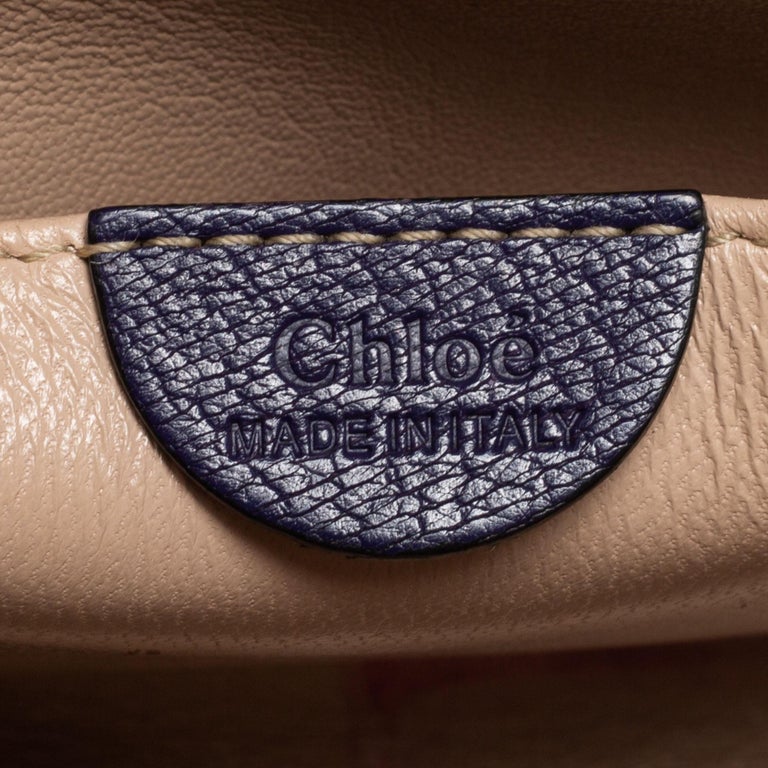 Chloé Purple Leather Small Elsie Shoulder Bag For Sale at 1stDibs