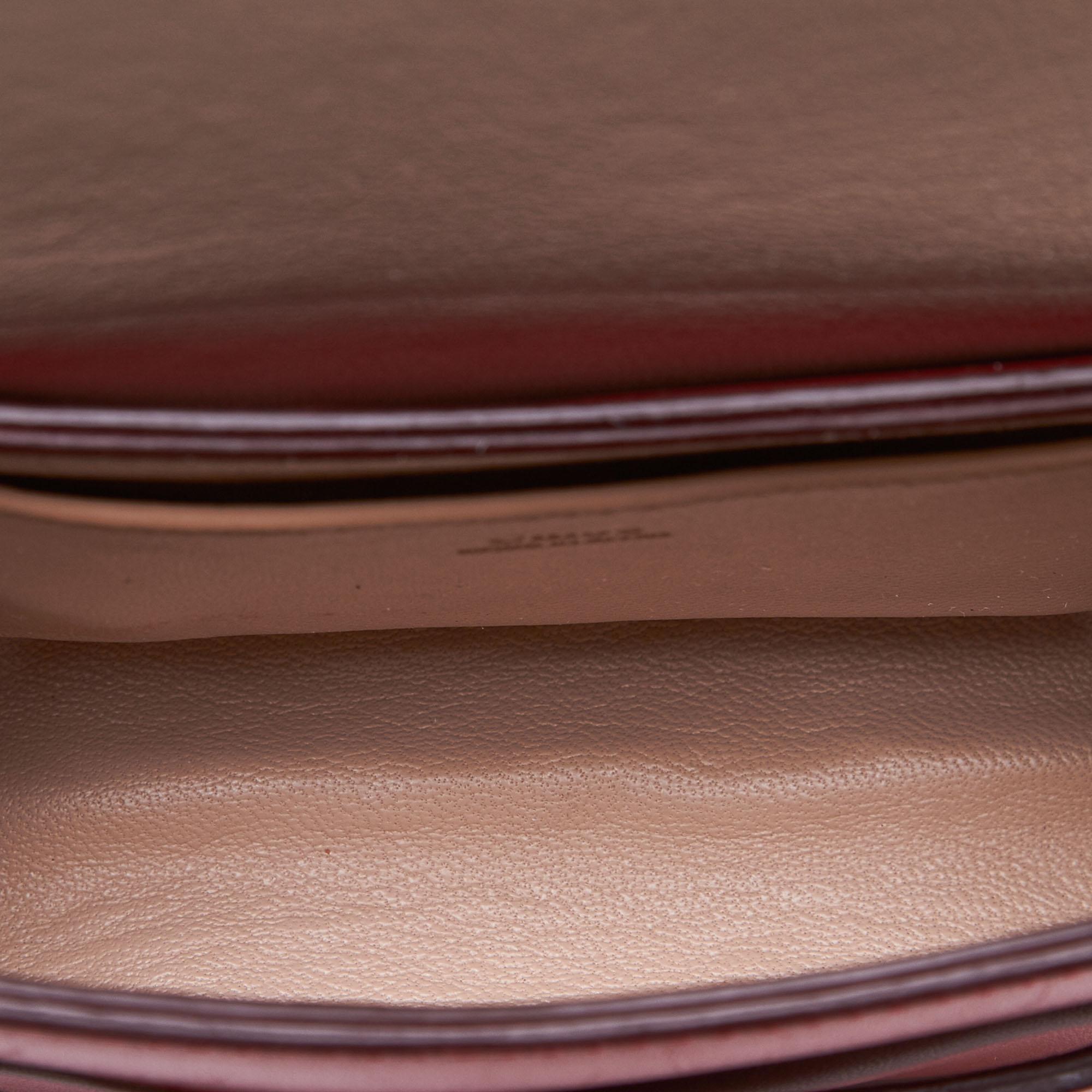 Chloe Red Leather Elle Crossbody Bag France at 1stDibs