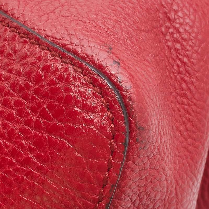 Chloe Red Leather Mini Elsie Crossbody Bag For Sale at 1stDibs