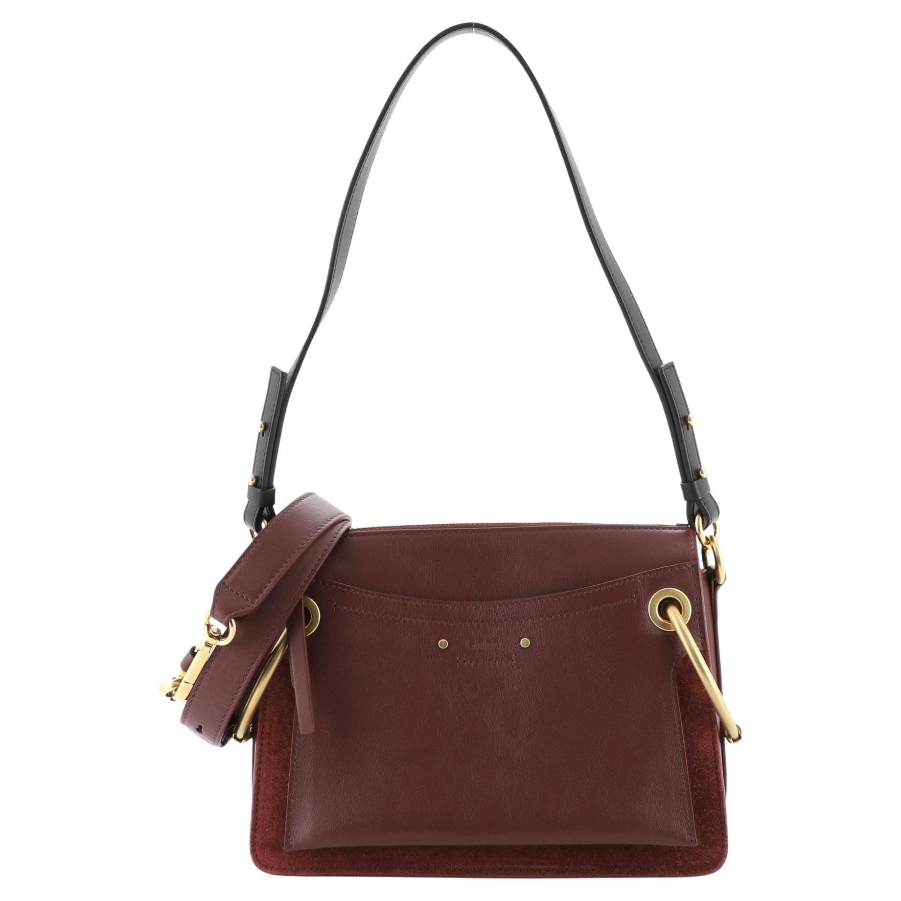 Chloe Burgundy Patent Leather Large Bay Hobo For Sale at 1stDibs ...