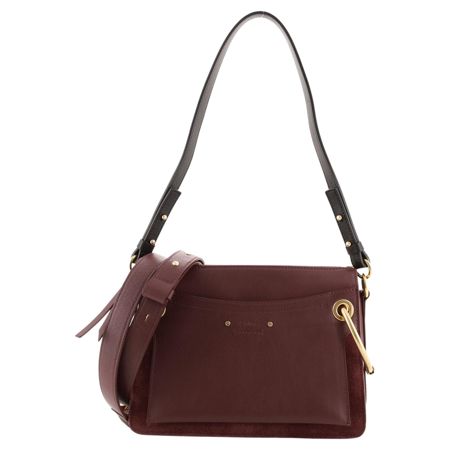 Chloe Burgundy Patent Leather Large Bay Hobo For Sale at 1stDibs ...
