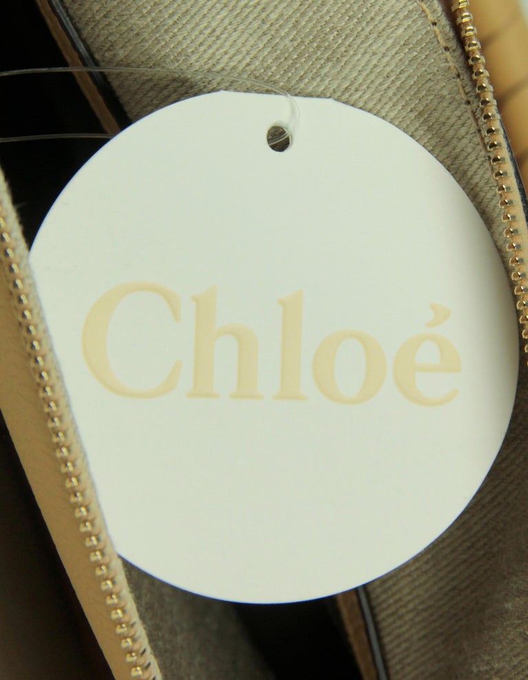 Chloe Soft Tan Leather Medium Marcie Satchel Crossbody Bag For Sale at ...