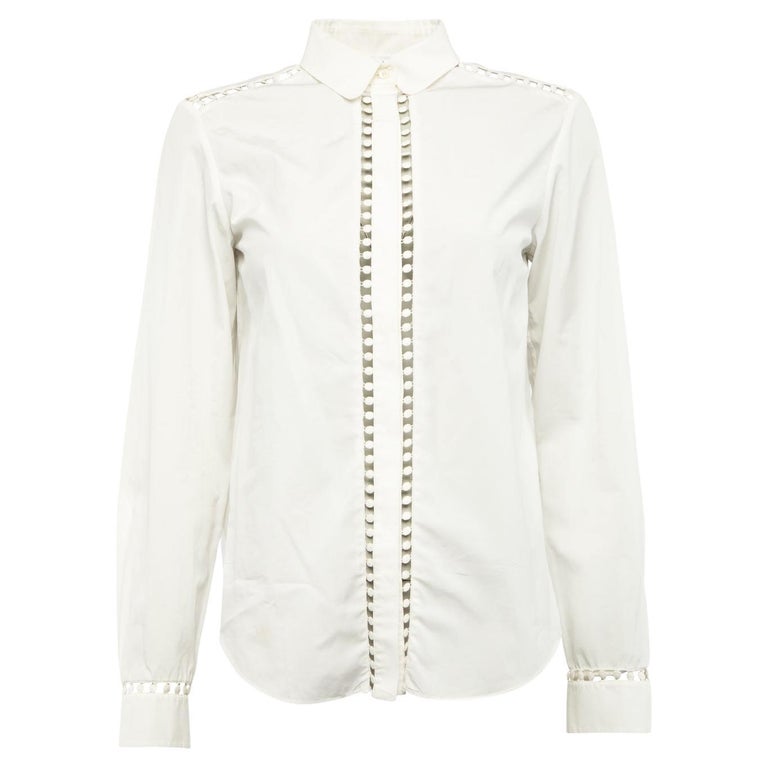 Chloé Women's Perforated Shirt For Sale at 1stDibs