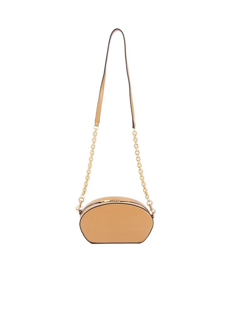 Chloé Women's See by Chloé Camel Leather Crossbody Shell Bag For Sale ...