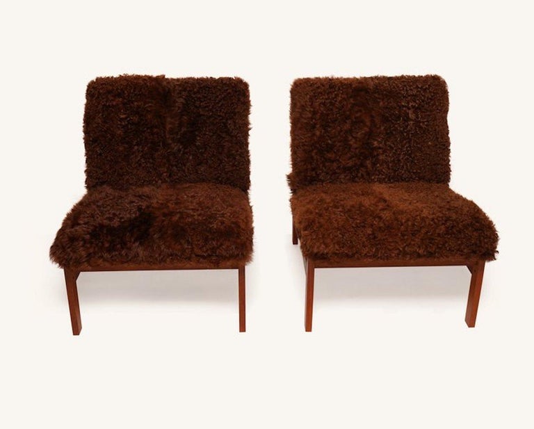 Chocolate Ole Gjerlov-Knudsen and Torben Lind ‘Moduline’ Lounge Chair ...
