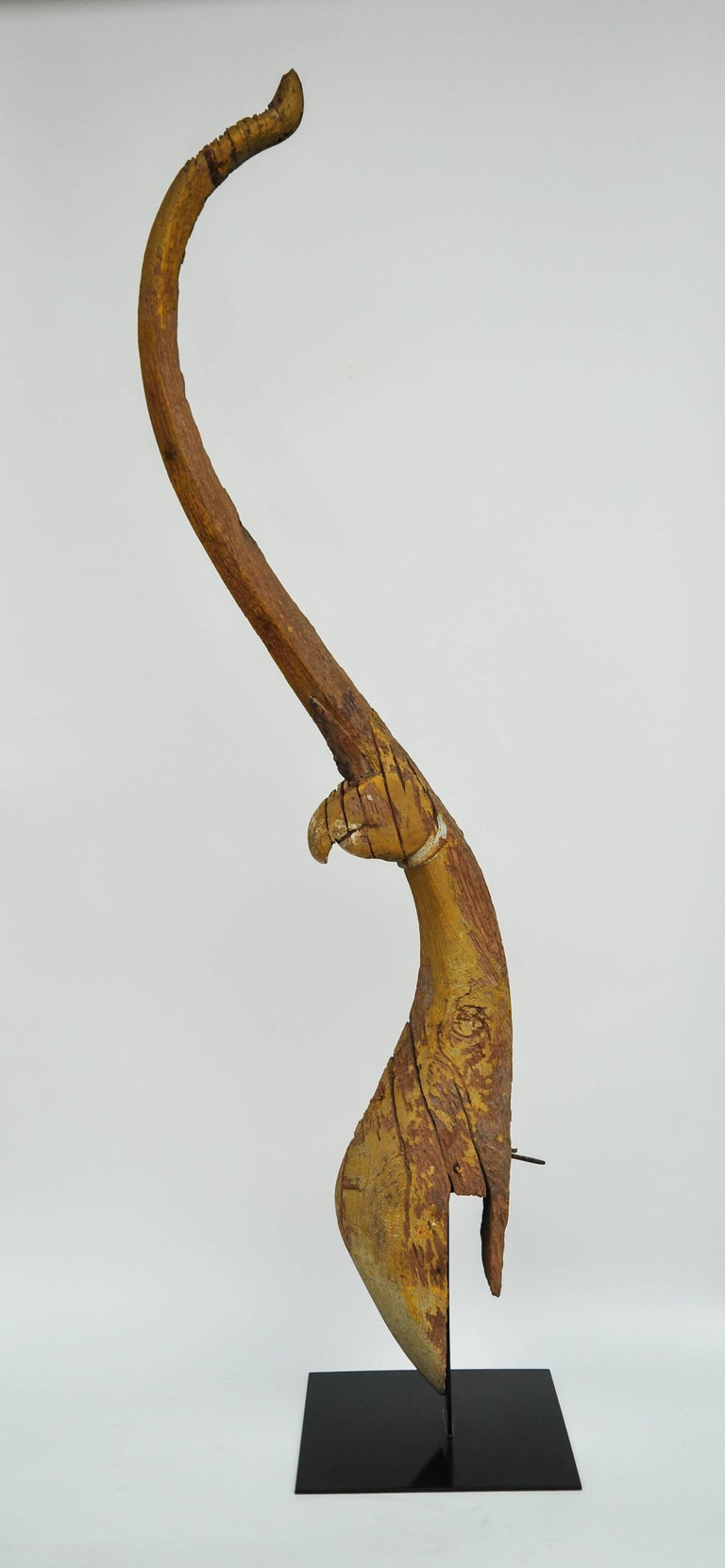 Chofa Architectural Thai Temple Roof Finial. Original Color. Mid-20th ...