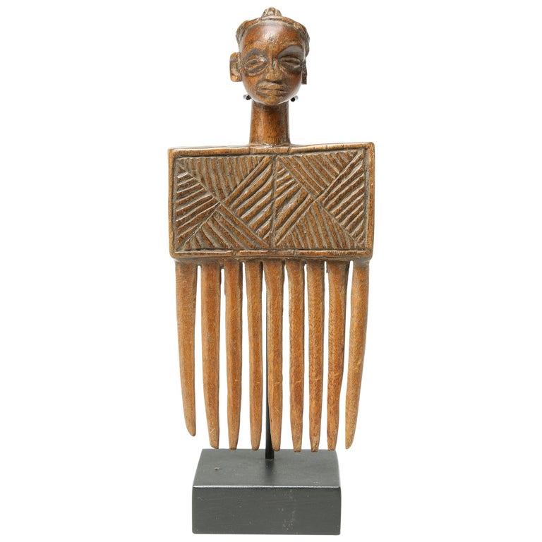 Chokwe Personal Comb Angola Congo Early 20th Century African Tribal Art ...
