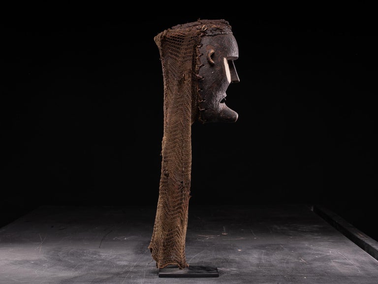 Chokwe People, Angola-Drc, Katoyo Mask with Headdress For Sale at 1stDibs
