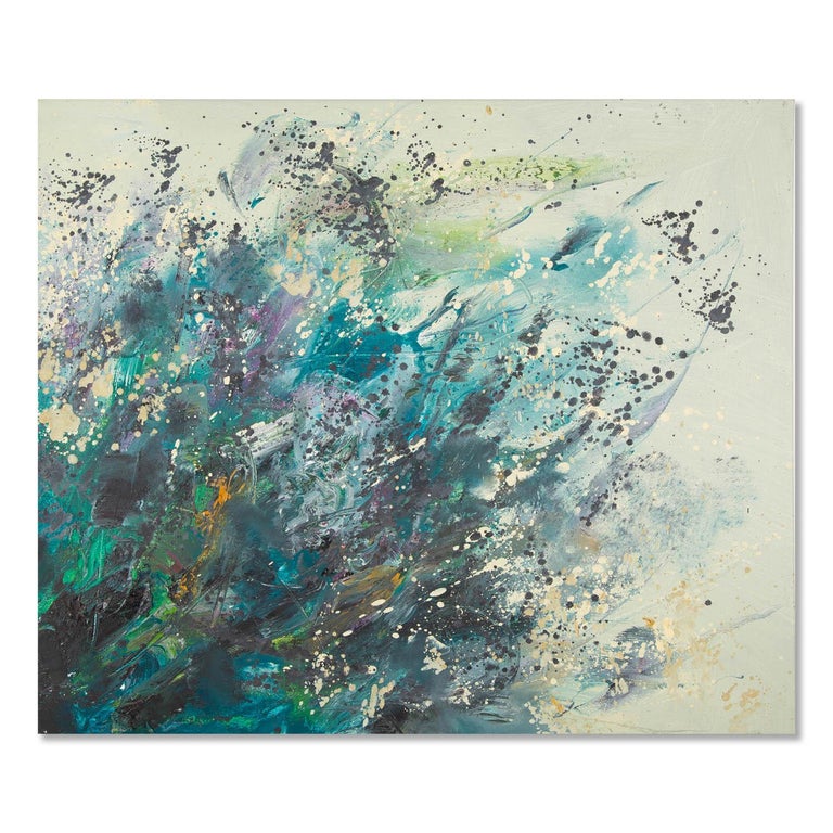 Chong Liu - Chong Liu Abstract Original Oil On Canvas "The Beginning Of ...