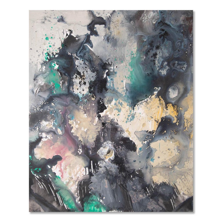 Chong Liu - Chong Liu Abstract Original Oil On Canvas "The Beginning Of ...
