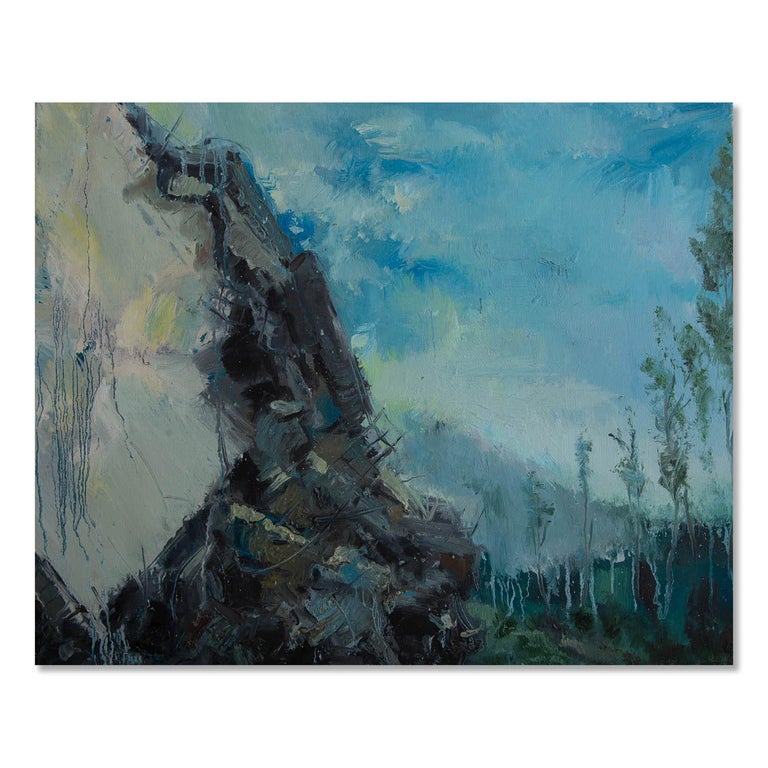 Chong Liu - Chong Liu Impressionist Original Oil On Canvas "Untitled ...