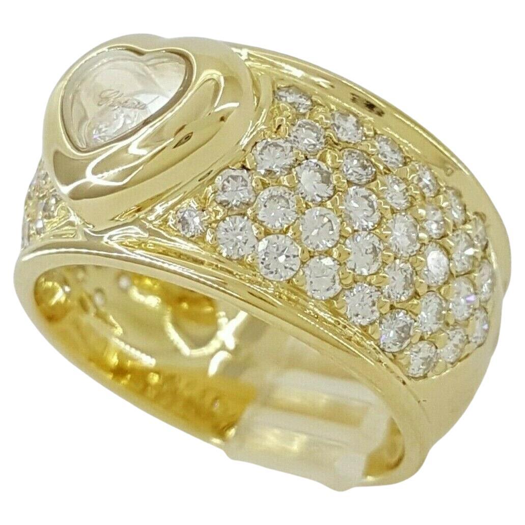 Chopard Ring 'Happy Diamonds' with 3 Brilliant-Cut Diamonds Total ...