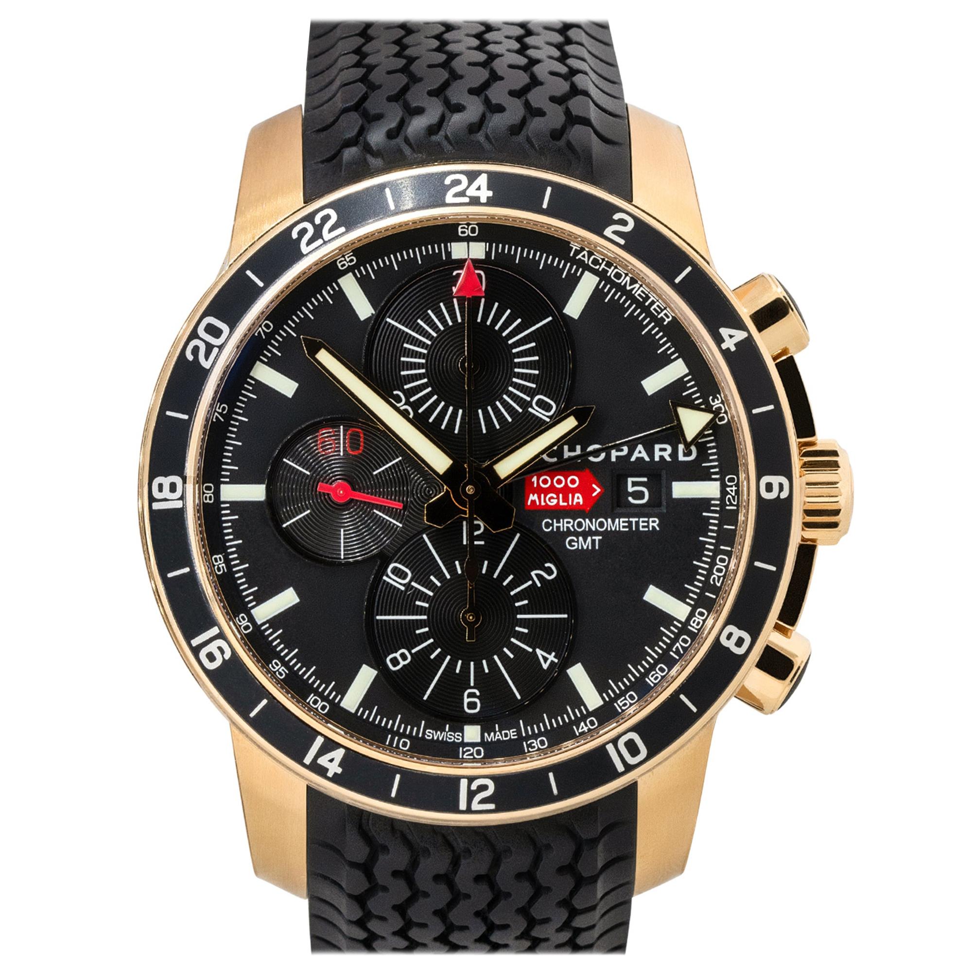 Chopard Mille Miglia Steel Chronograph Silver Dial Men's Watch 16/8331 ...