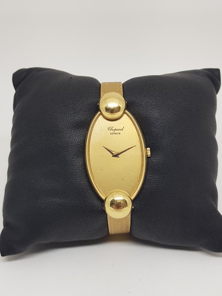 Chopard 18 Karat Yellow Gold Vintage Ladies Watch at 1stDibs