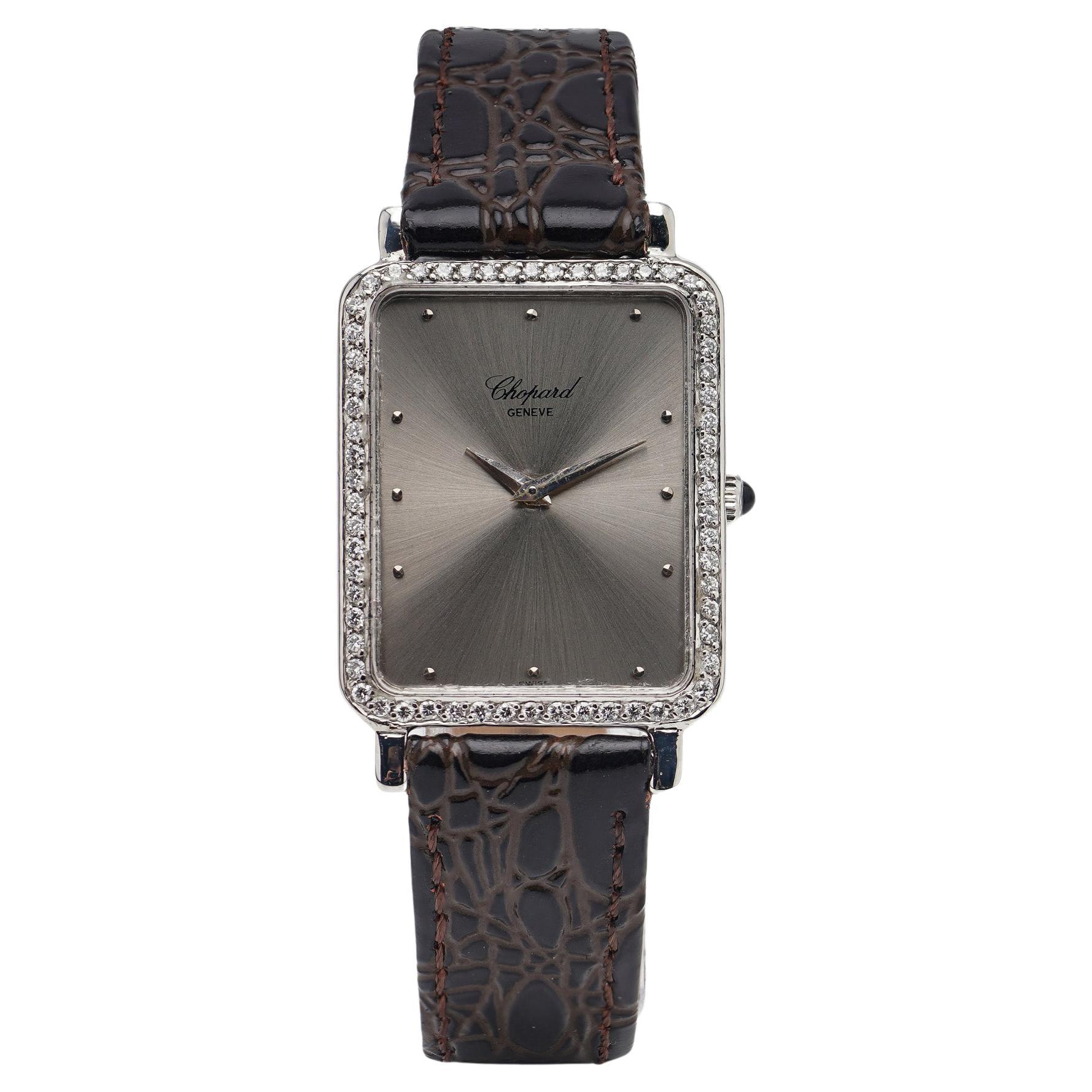Chopard Haute Horlogerie White Gold Diamond White Dial Bracelet Ladies ...