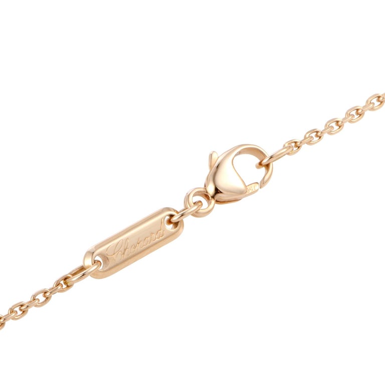 Chopard Animal World 18 Karat Rose Gold Floating Diamond Bear Pendant ...