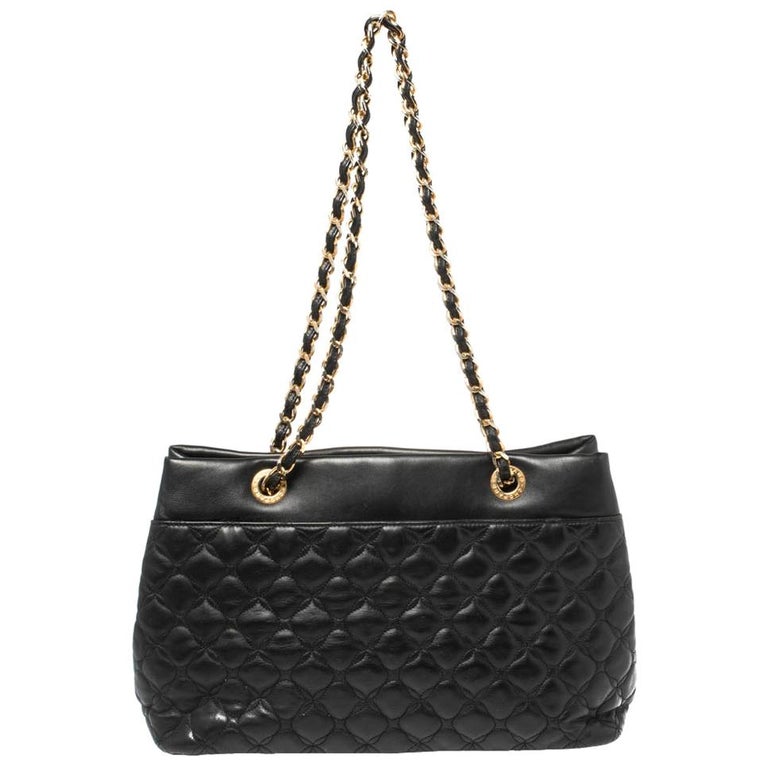 Chopard Black Quilted Leather Imperiale Shoulder Bag at 1stDibs