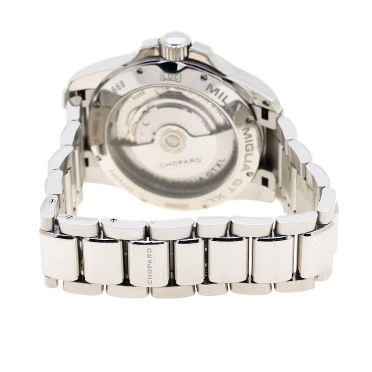 Chopard Black Steel Mille Miglia Gran Turismo XL 8997 Men's Wristwatch ...