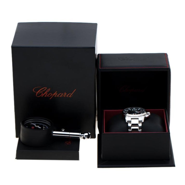 Chopard Black Steel Mille Miglia Gran Turismo XL 8997 Men's Wristwatch ...