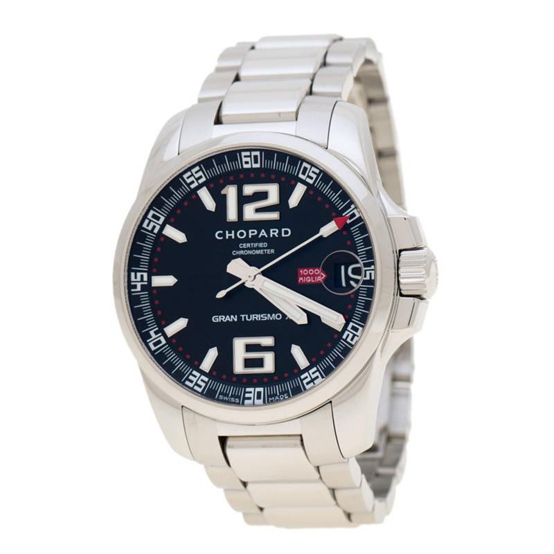 Chopard Black Steel Mille Miglia Gran Turismo XL 8997 Men's Wristwatch ...