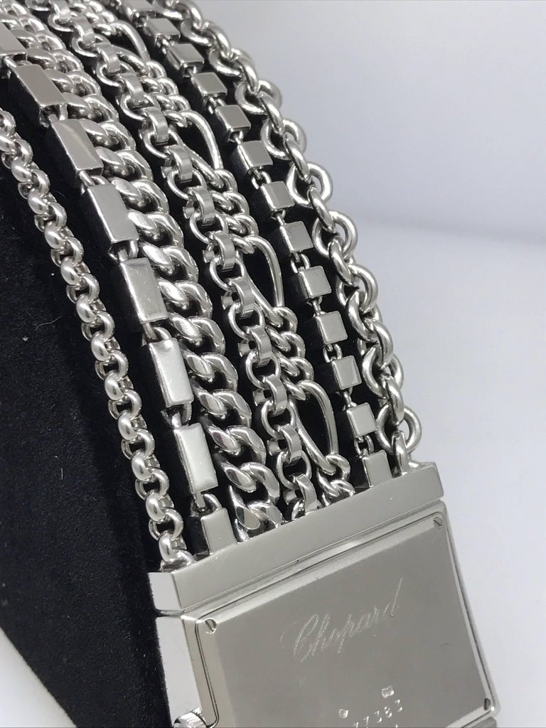 Chopard Boutique Special Edition White Gold and Diamond Bracelet Ladies ...