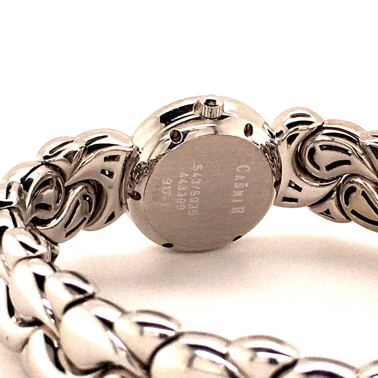 Chopard Casmir White Gold Diamond Ladies Wristwatch For Sale at 1stDibs