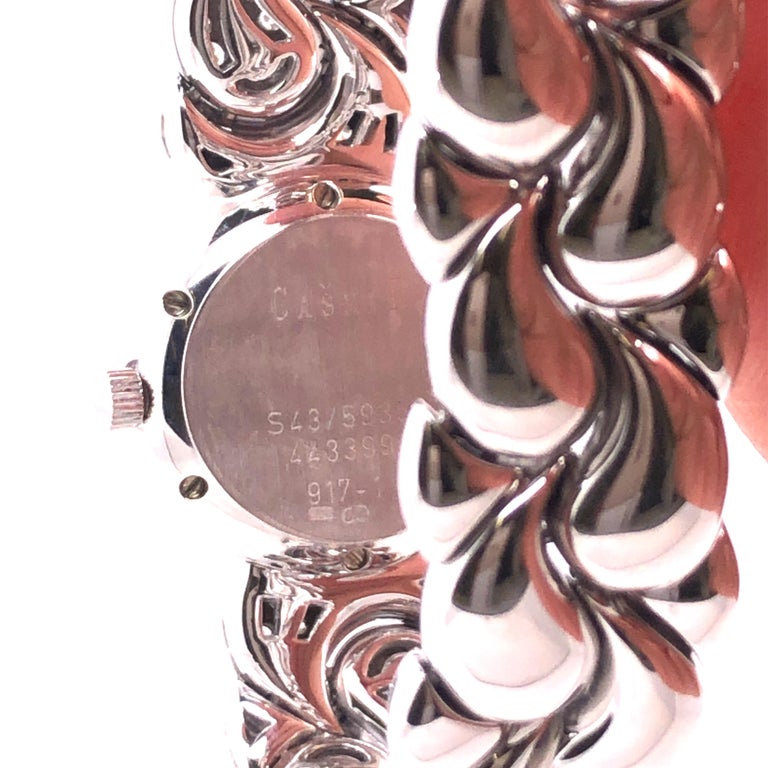 Chopard Casmir White Gold Diamond Ladies Wristwatch For Sale at 1stDibs