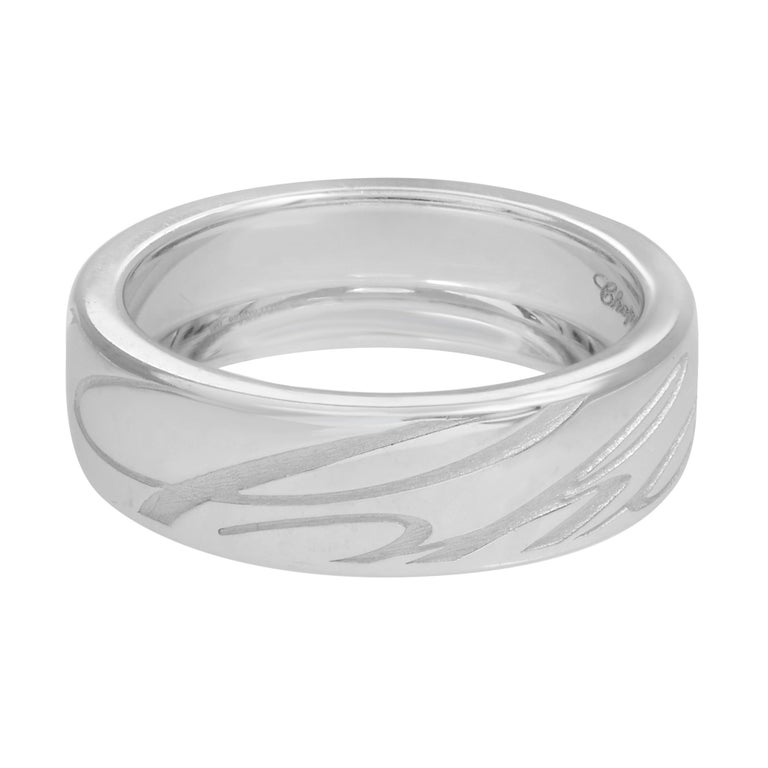 Chopard Chopardissimo Ethical Ring 18K White Gold For Sale at 1stDibs
