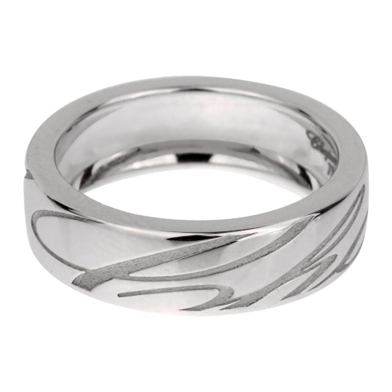 Chopard Chopardissimo White Gold Band Ring at 1stDibs | white gold band ...