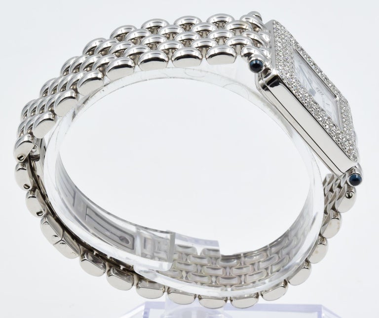 Chopard Classic Square, 106889-1001, 18 Karat White Gold with Diamond ...