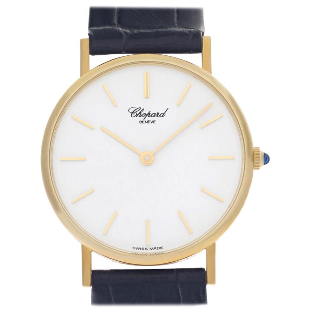 Chopard Classique White Gold and Diamond Oval Case Bracelet Bangle Lady ...